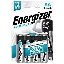 Energizer Alkaline Batterien Max Plus AA LR6 2550 mAh 1.5 V 4 St&uuml;ck