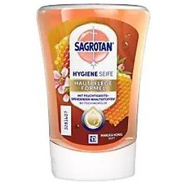 SAGROTAN No-Touch Seife Nachf&uuml;llpackung Fl&uuml;ssig Mandelbl&uuml;te und Manuka Honig 250 ml