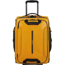 Samsonite Ecodiver Reisetasche mit Rollen 55cm + GRATIS HOTELGUTSCHEIN Gelb