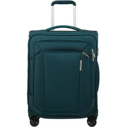 Samsonite Respark Trolley mit 4 Rollen 55cm Strict + GRATIS HOTELGUTSCHEIN Petrol Blue