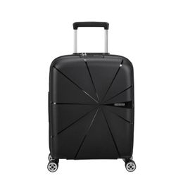 American Tourister StarVibe Handgep&auml;ck Trolley 55cm mit 4 Rollen, Erweiterbar + GRATIS HOTELGUTSCHEIN Schwarz