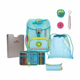 DerDieDas ErgoFlex Exklusiv "LED" Schulrucksack-Set 5-teilig mit Sportbeutel Primavera