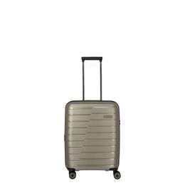 Travelite Air Base Trolley S 4-Rollen, erweiterbar Champagner