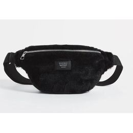 Wouf FAUX FUR Waistbag black forest