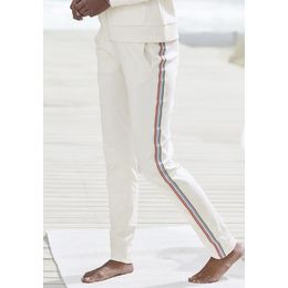 H.I.S. H.I.S Sweathose braun Gr. 36/38 f&uuml;r Damen. Mit Badge. Bequem. Nachhaltig.