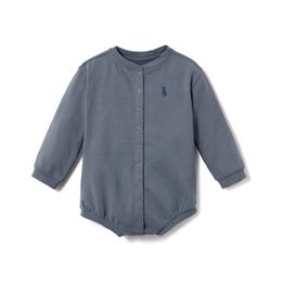 Tchibo - Baby-Sweat-Strampler - Baby - Gr. 50/56 - dunkelblau