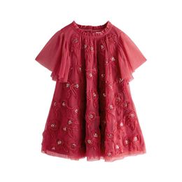 next Dress girl Red size 3-4 yrs