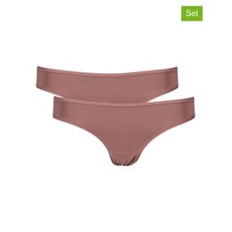 Skiny 2er-Set: Slips in Taupe - 33% | Gr&ouml;&szlig;e 40 | Damen-unterteile