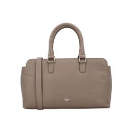 Charm Leder-Henkeltasche in Taupe - (B)31 x (H)19 x (T)9 cm - 62% | Damen-taschen