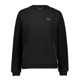 Puma Sweatshirt "V-Gold" in Schwarz - 76% | Gr&ouml;&szlig;e XL | Herren-plussize