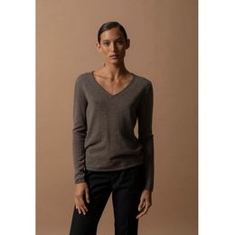 Perfect Cashmere Kaschmir-Pullover "Shannon" in Braun - 62% | Gr&ouml;&szlig;e XL | Damen-pullover-cardigans