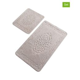 Elizabed 2er-Set: Badvorleger in Beige - 72% | Heimtextilien-badematten