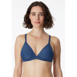 Schiesser Bikini-Oberteil in Dunkelblau - 53% | Gr&ouml;&szlig;e M | Damen-bademode