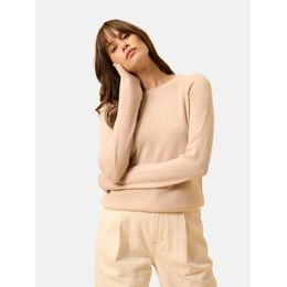 Just Cashmere Kaschmir-Pullover "Helen" in Beige - 44% | Gr&ouml;&szlig;e L | Damen-pullover-cardigans
