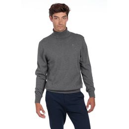 The Time of Bocha Rollkragenpullover in Grau - 70% | Gr&ouml;&szlig;e L | Herren-plussize