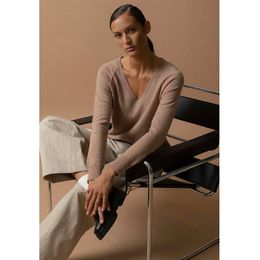 Perfect Cashmere Kaschmir-Pullover "Penelope" in Beige - 61% | Gr&ouml;&szlig;e XL | Damen-pullover-cardigans