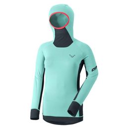 Dynafit Funktionshoodie "Alpine" in T&uuml;rkis - 52% | Gr&ouml;&szlig;e XS | Damen-outdoor-tops-shirts