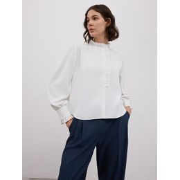 BGN Bluse in Wei&szlig; - 77% | Gr&ouml;&szlig;e 36 | Damen-blusen