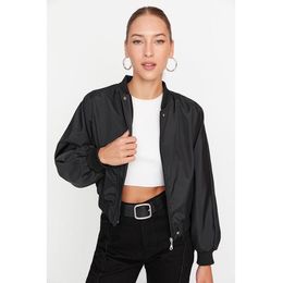 Trendyol Blouson in Schwarz - 47% | Gr&ouml;&szlig;e L | Damenjacken