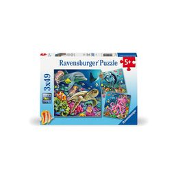 Ravensburger 3x 49tlg. Puzzle "Bezaubernde Unterwasserwelt" - ab 5 Jahren - 30% | Gesellschaftsspiele