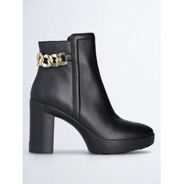 Liu Jo Leder-Ankle-Boots in Schwarz - 57% | Gr&ouml;&szlig;e 37 | Stiefeletten