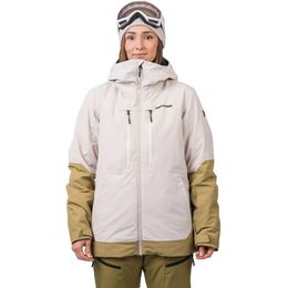 HANNAH Ski-/ Snowboardjacke "Noren" in Creme/ Hellbraun - 74% | Gr&ouml;&szlig;e 36 | Damen-outdoorjacken