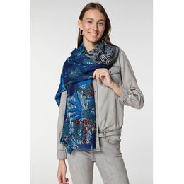 Lucky Bees Schal in Dunkelblau - (L)180 x (B)85 cm - 46% | Damen-schals-tuecher