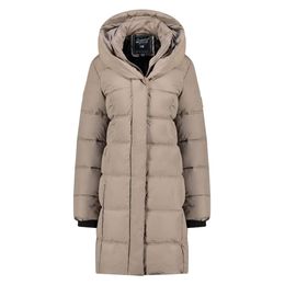 Geographical Norway Wintermantel "Djamilalimo" in Taupe - 74% | Gr&ouml;&szlig;e XL | Damenjacken