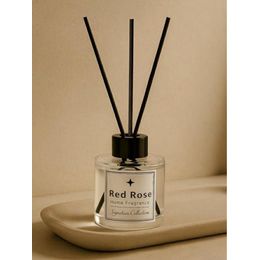 Lucky Bees Raumduft ''Red Rose'' in Schwarz/ Wei&szlig; - 100 ml - 62% | Kerzen-vasen