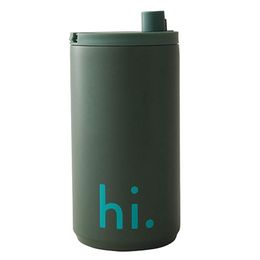 Design Letters Thermobecher "Hi" in Gr&uuml;n - 350 ml - 63% | Damen-outdoor-ausruestung