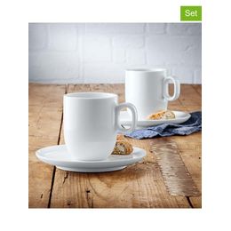 WMF 4tlg. Set: Espresso-Tassen in Wei&szlig; - 120 ml - 20% | Gedeckter-tisch