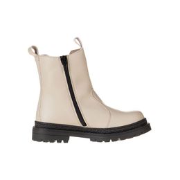 lamino Leder-Chelsea-Boots in Creme - 50% | Gr&ouml;&szlig;e 35 | Kinderstiefeletten