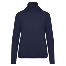 Malo Optimum Rollkragenpullover in Dunkelblau - 81% | Gr&ouml;&szlig;e M | Damen-pullover-cardigans