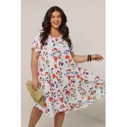 Curvy Lady Kleid in Wei&szlig; - 72% | Gr&ouml;&szlig;e 44/46 | Damen-kleider