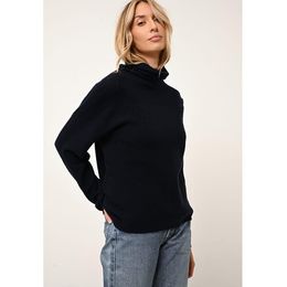 Just Cashmere Kaschmir-Rollkragenpullover "Blantyre" in Dunkelblau - 57% | Gr&ouml;&szlig;e M | Damen-pullover-cardigans
