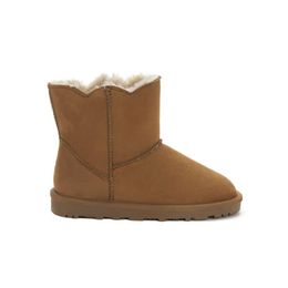 ISLAND BOOT Winterboots "Kiana" in Hellbraun - 77% | Gr&ouml;&szlig;e 34 | Kinderstiefel