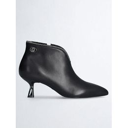 Liu Jo Leder-Ankle-Boots in Schwarz - 55% | Gr&ouml;&szlig;e 37 | Stiefeletten