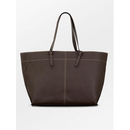 Becks&ouml;ndergaard Becks&ouml;ndergaard Leder-Shopper "Aubrey" Braun - (B)40 x (H)34 cm - 48% | Damen-taschen