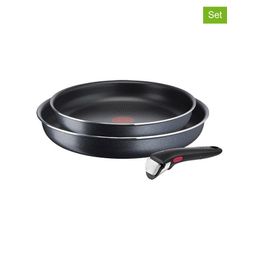 Tefal 3tlg. Pfannen-Set "Ingenio XL Force" in Schwarz - 10% | Kochgeschirr