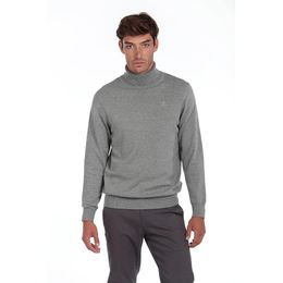 The Time of Bocha Rollkragenpullover in Hellgrau - 71% | Gr&ouml;&szlig;e M | Herren-plussize