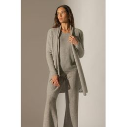 Perfect Cashmere Kaschmir-Cardigan in Grau - 58% | Gr&ouml;&szlig;e L | Damen-pullover-cardigans