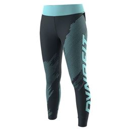 Dynafit Funktionsleggings "Ultra Graphic" in Dunkelblau - 45% | Gr&ouml;&szlig;e L | Damen-sporthosen