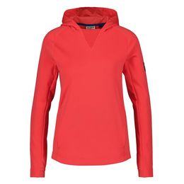 Dolomite Fleecehoodie "Latemar" in Rot - 71% | Gr&ouml;&szlig;e M | Damen-sweatshirts-jacken