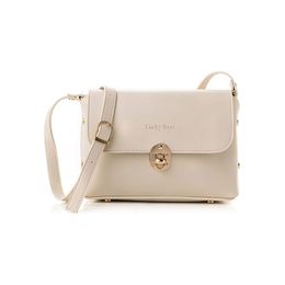 Lucky Bees Umh&auml;ngetasche in Beige - (B)25 x (H)17 x (T)9 cm - 68% | Damen-taschen