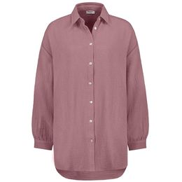 Sublevel Bluse in Altrosa - 40% | Gr&ouml;&szlig;e M/L | Damen-blusen