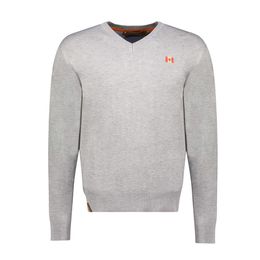 Canadian Peak Pullover "Felineak" in Grau - 68% | Gr&ouml;&szlig;e S | Herren-plussize