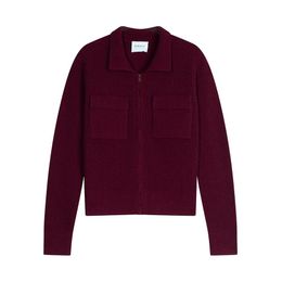 Perfect Cashmere Kaschmir-Cardigan "Sara" in Bordeaux - 62% | Gr&ouml;&szlig;e M | Damen-pullover-cardigans