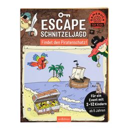 Ars Edition Escape-Spiel "Escape-Schnitzeljagd - Findet den Piraten" - ab 8 Jahren - 50% | Gesellschaftsspiele