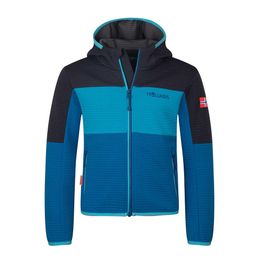 Trollkids Fleecejacke "Sogndal" in Blau/ Schwarz - 31% | Gr&ouml;&szlig;e 110 | Kids-fleecejacken-fleecepullover