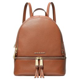 Michael Kors Leder-Rucksack in Camel - (B)26 x (H)32 x (T)13 cm - 41% | Damen-taschen